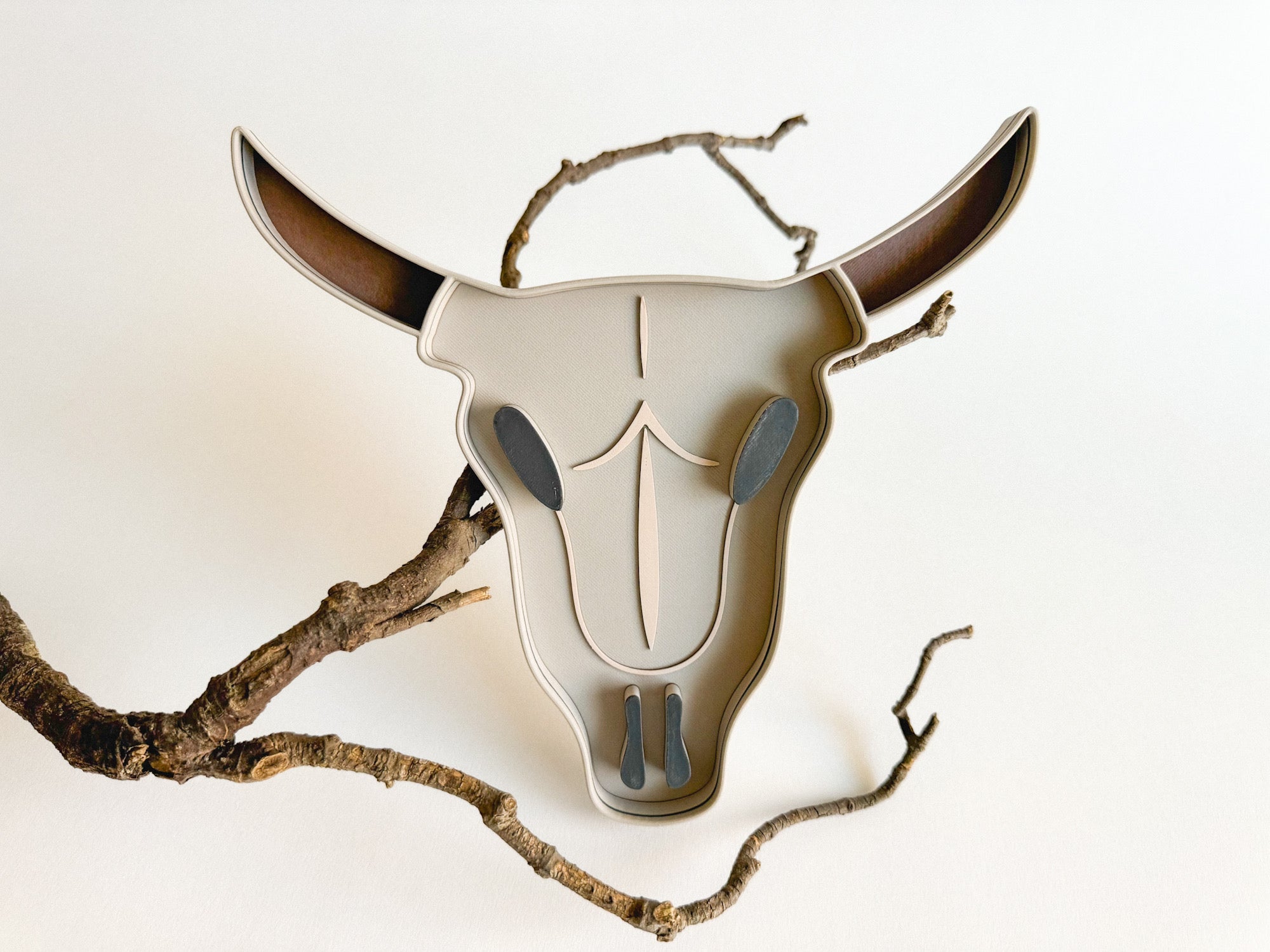 Bison Skull Bio Sensory Play Tray – NatureBasedToys