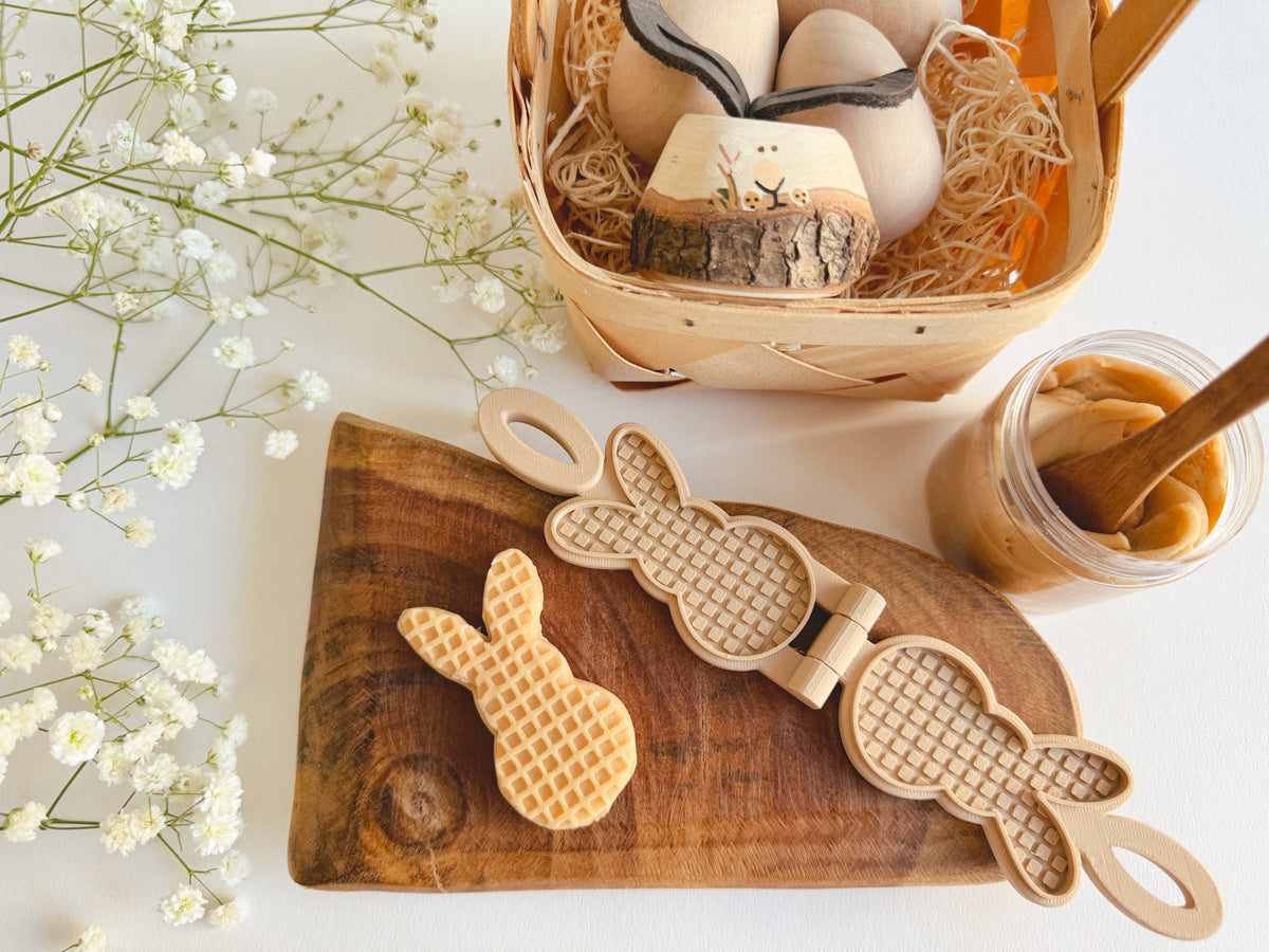 Playful Bunny Waffle Maker (3D-printed) – NatureBasedToys