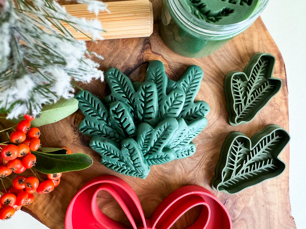 Fir Tree Branches Bio Dough Cutter – NatureBasedToys