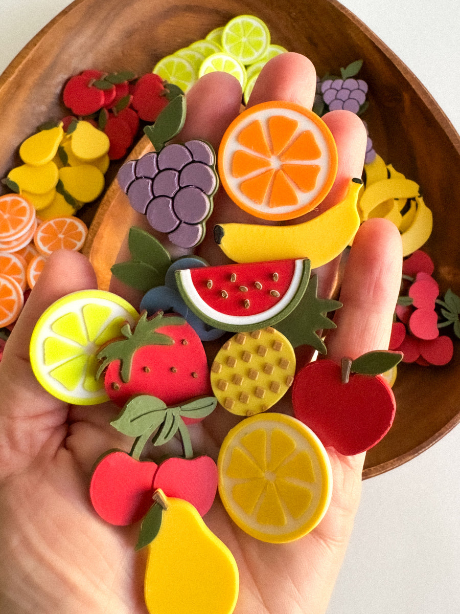 Fruit-themed Math Counters – NatureBasedToys