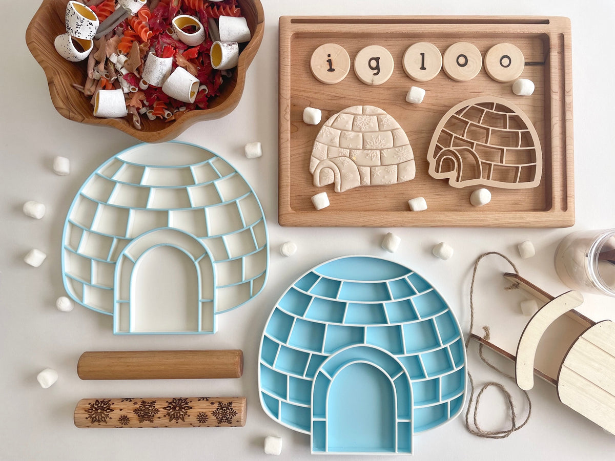 Igloo Bio Sensory Tray – NatureBasedToys